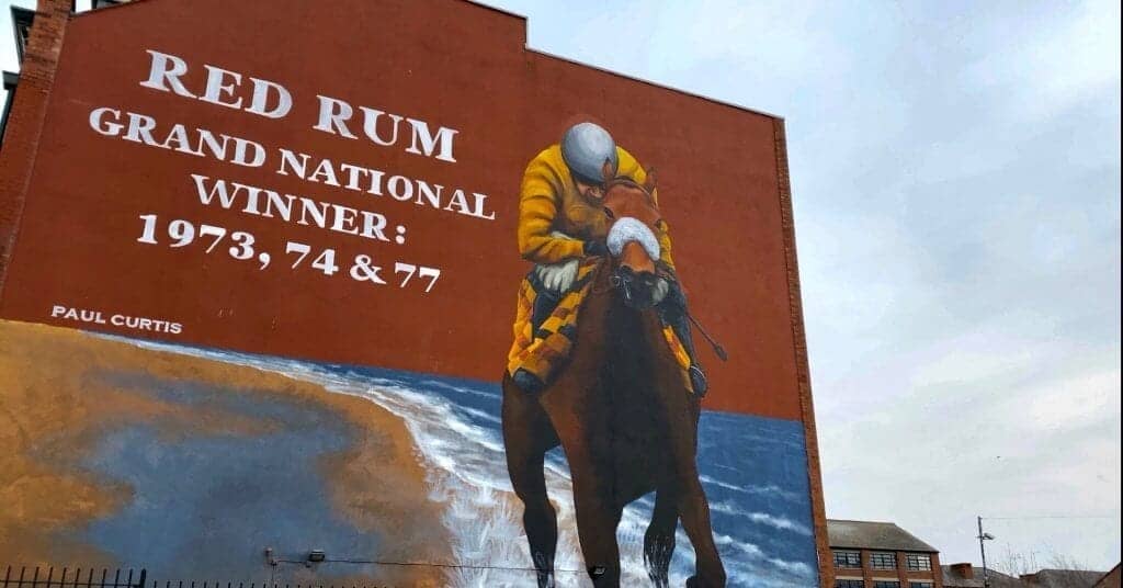 Legendary race horse Red Rum mural unveiled - Explore Liverpool