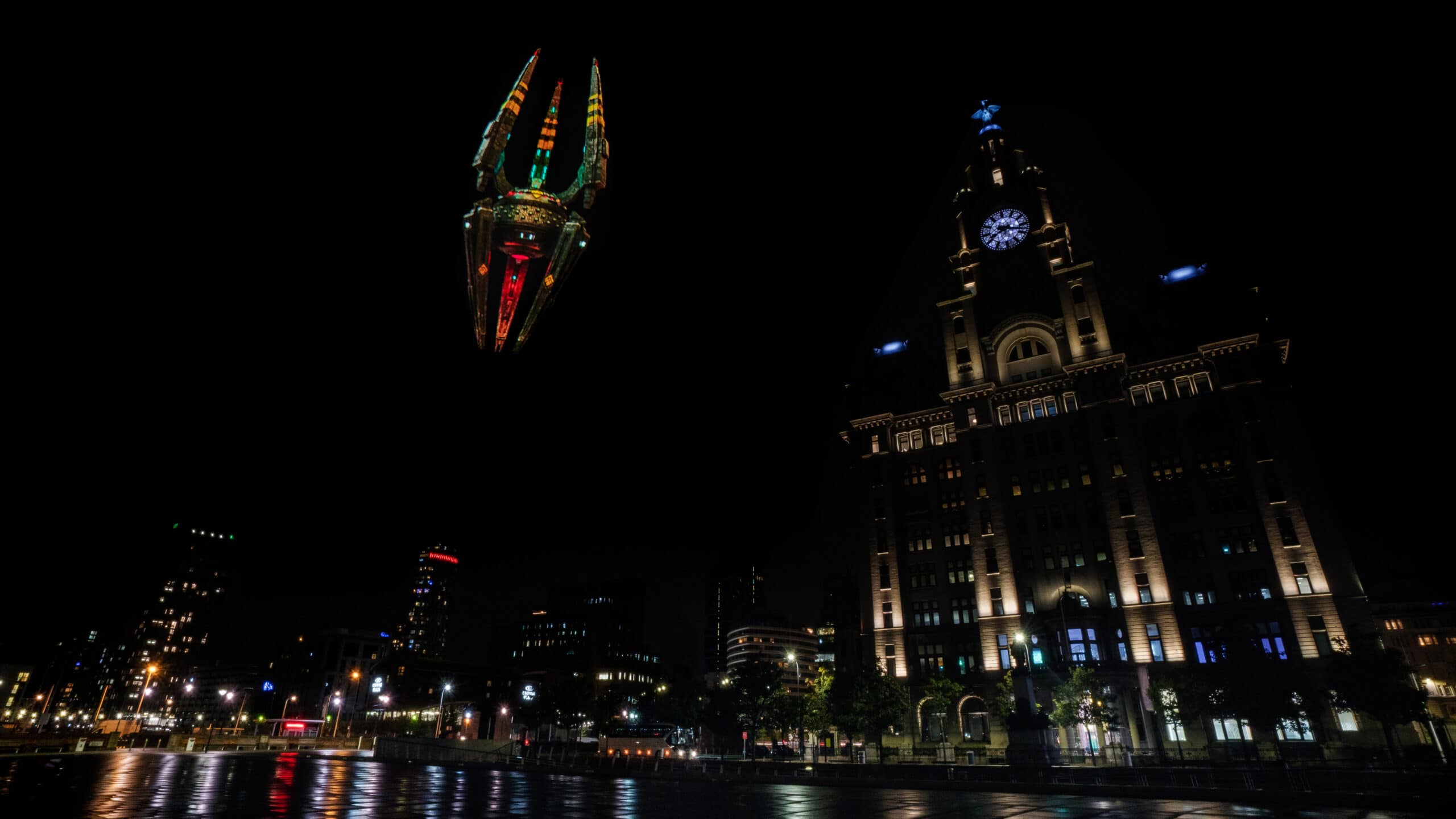 Doctor Who spaceship sighted in Liverpool