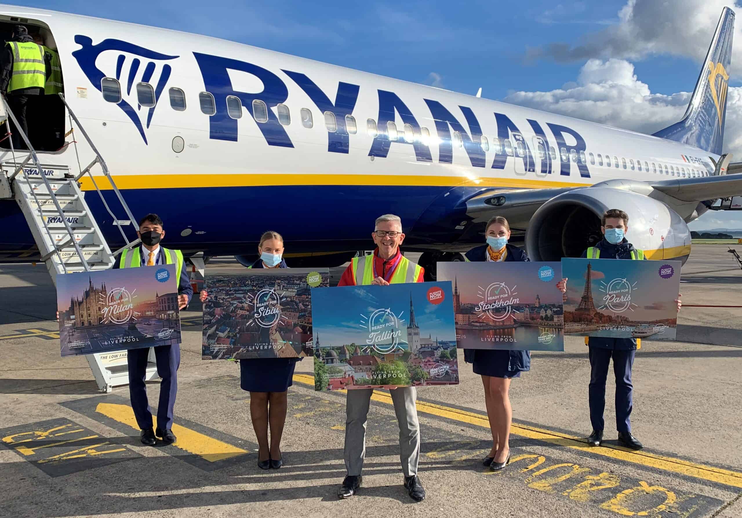 Ryanair launch 5 new routes from Liverpool - Explore Liverpool