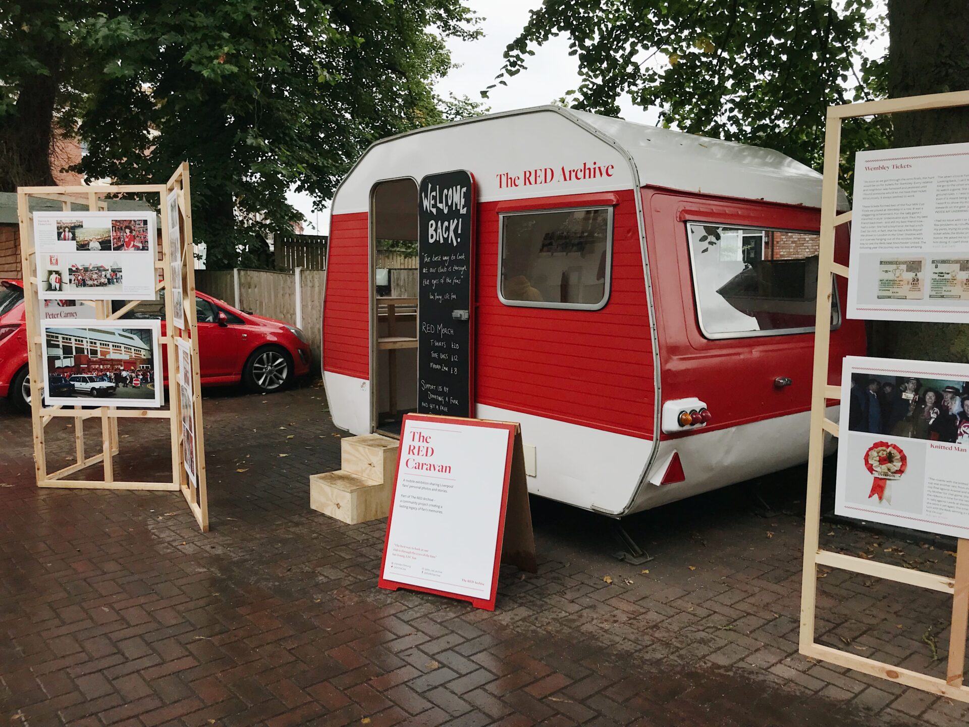Nostalgic images of Liverpool FC fans to go on caravan tour