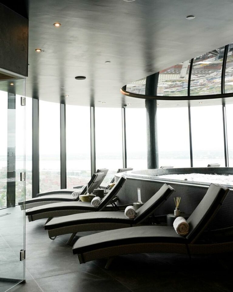 First look inside new £2.5m rooftop spa 250ft above Liverpool