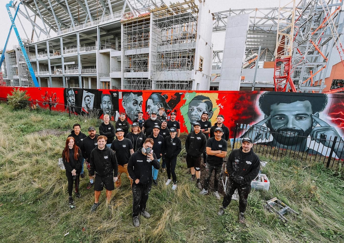 Liverpool FC unveil brand new artwork at Anfield celebrating Reds