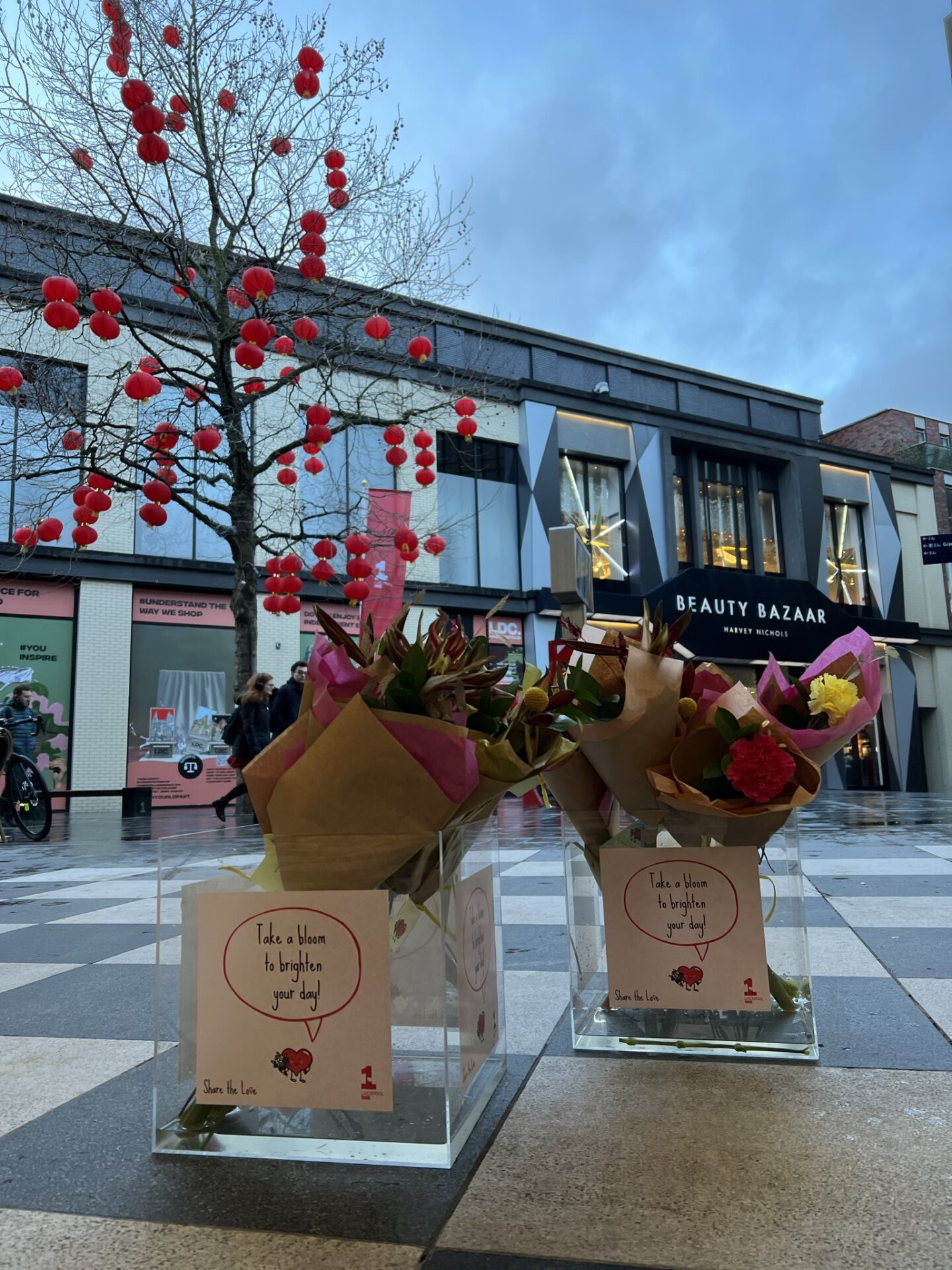 Liverpool ONE brightens Blue Monday with hundreds of blooms