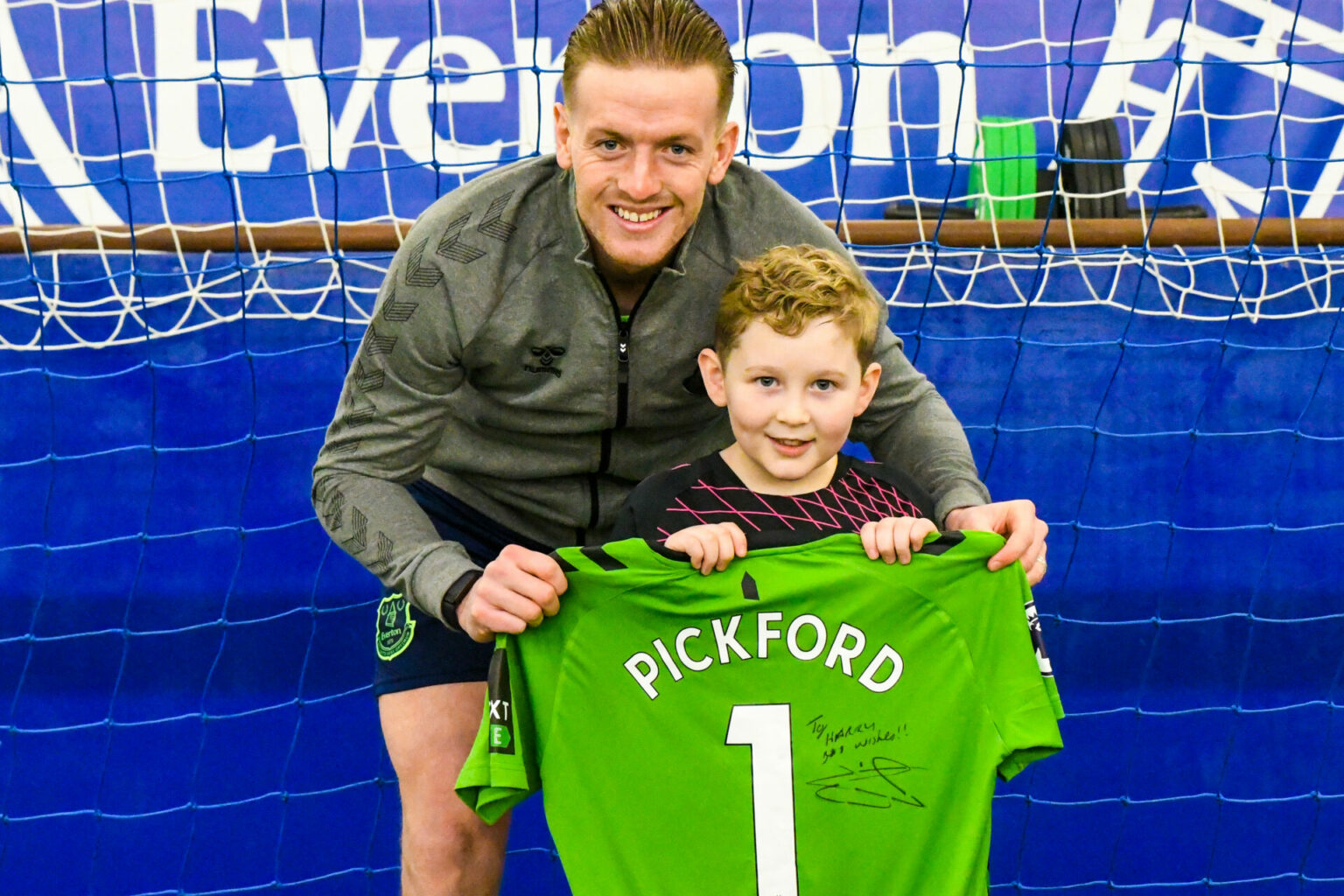 Young Evertonian Harry set for mascot experience