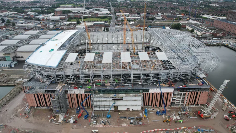 Everton Stadium marks second anniversary of the build - Explore Liverpool